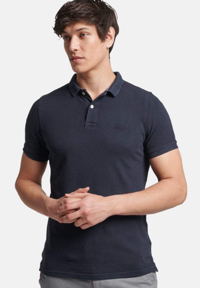 Superdry CLASSIC - Poloshirts - rich navy/blå - Zalando.dk