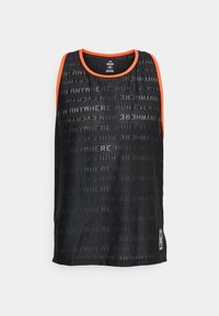 Under Armour RUN EVERYWHERE SINGLET - Top - black/beta/reflective ...