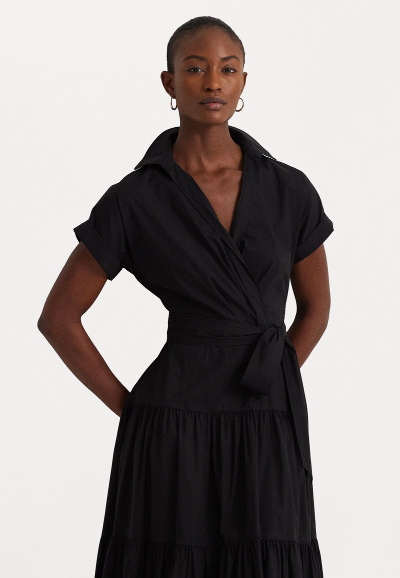 Lauren Ralph Lauren TAMREIGHT SHORT SLEEVE DAY DRESS - Freizeitkleid - black/schwarz - Zalando