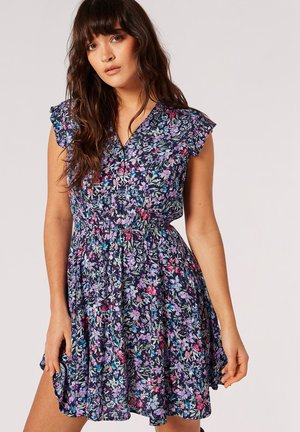 Apricot DITSY SPRITZ MINI - Blousejurk - navy/donkerblauw - Zalando.be