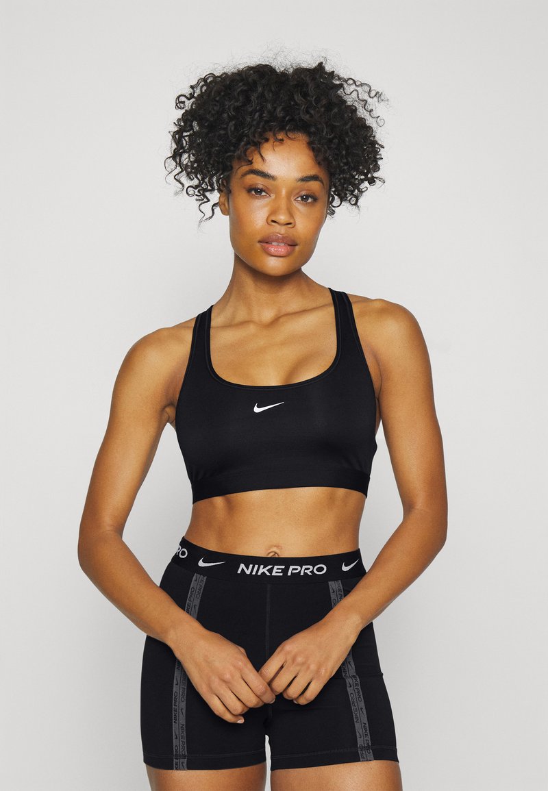 Nike Performance Sport-BH mit leichter Stützkraft - black/white/schwarz ...