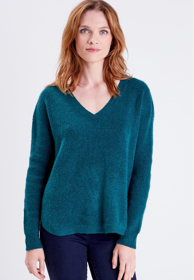 BONOBO Jeans LANGARM - Trui - vert émeraude/groen - Zalando.nl