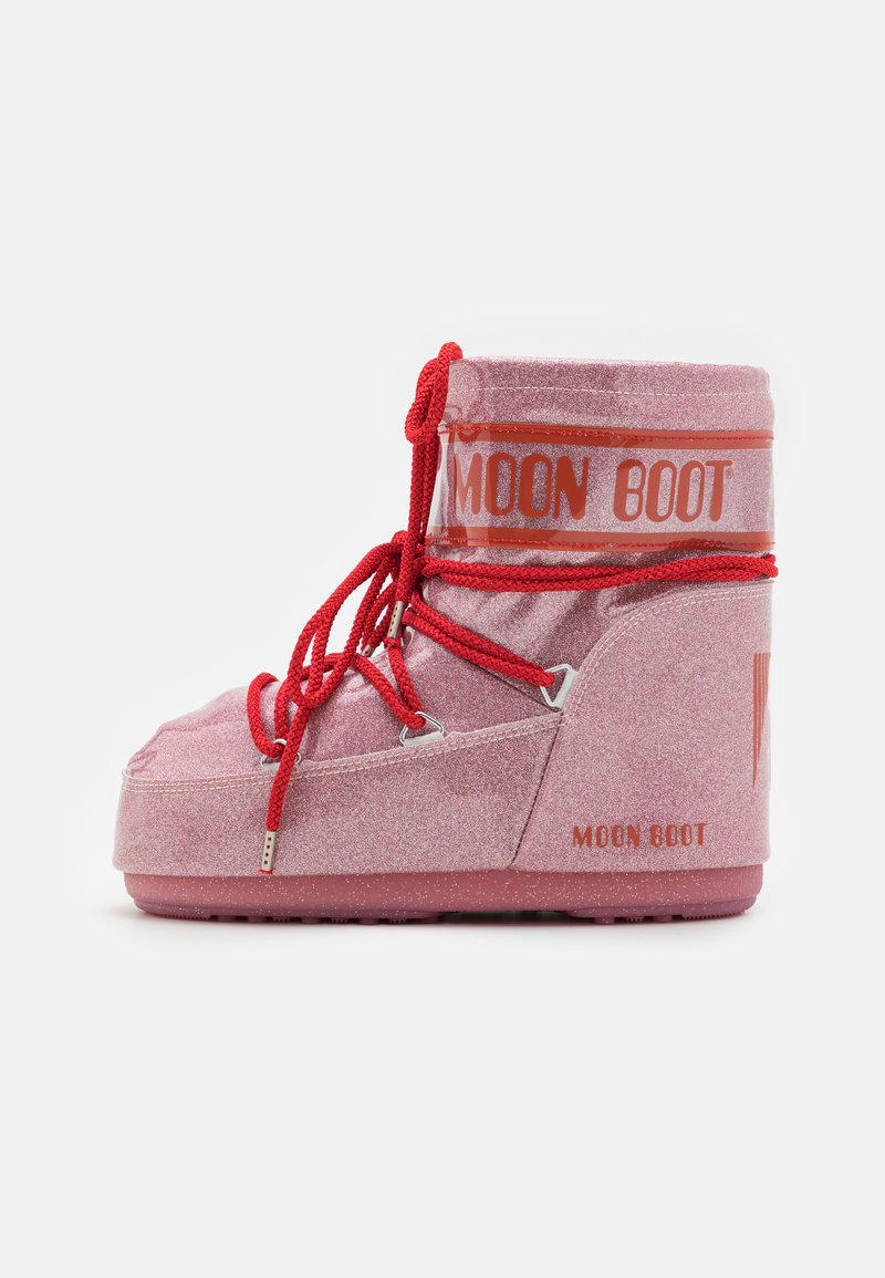 Moon Boot ICON LOW GLITTER - Talvesaapad - pink/roosa - Zalando.ee