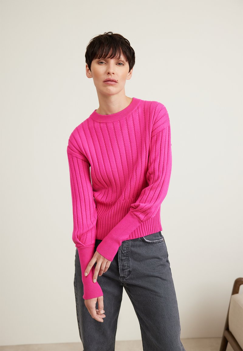 BOSS FEMPALI - Strickpullover - bright pink/pink - Zalando.ch