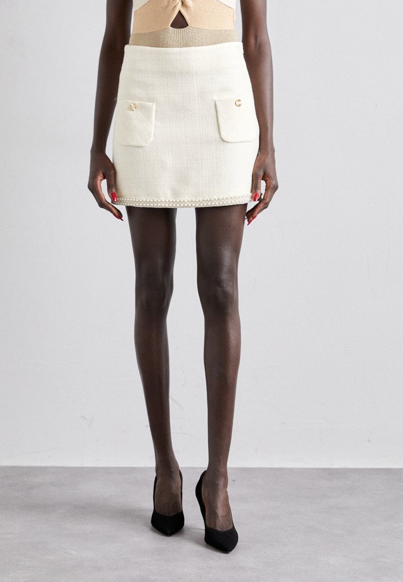 sandro COURTE JACKY - A-lijn rok - ecru/crème - Zalando.nl