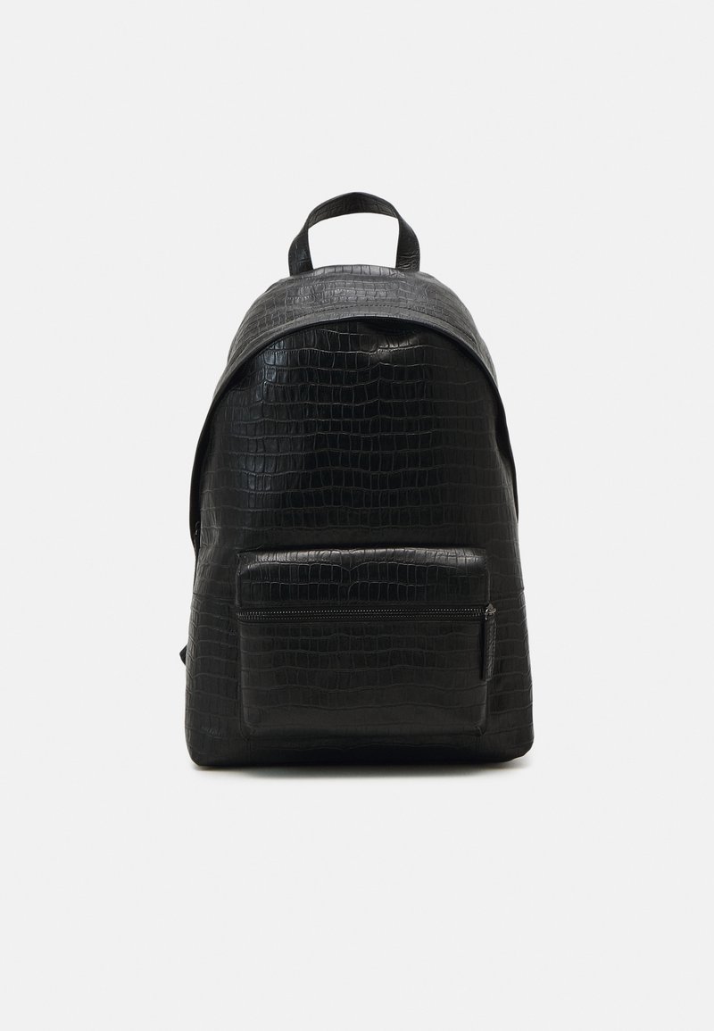 Zign Studio LEATHER UNISEX - Rucksack - black - Zalando.ie