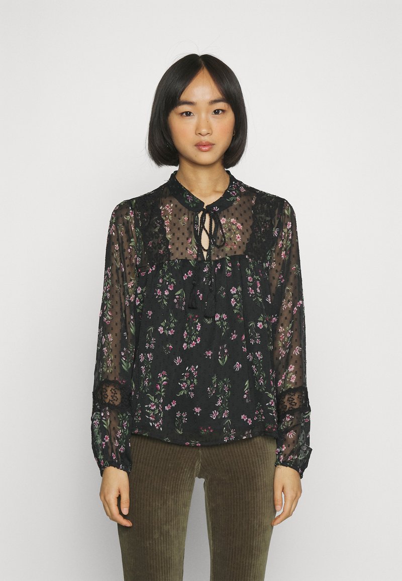 ONLY Petite ONLTESSA ELIZA - Camicetta - black/light pink/nero - Zalando.it