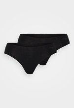 Sloggi 2 PACK - Stringit - black/musta - Zalando.fi