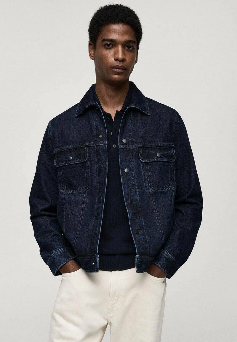 Mango RYAN - Denim jacket - dark blue - Zalando.ie