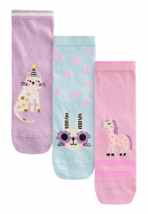 Next 5PACK RICH - Strumpor - black rainbow/ljusröd - Zalando.se