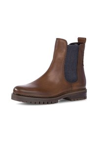 Gabor Comfort Ankle boots - sattel/ef fl/blau/cognac - Zalando