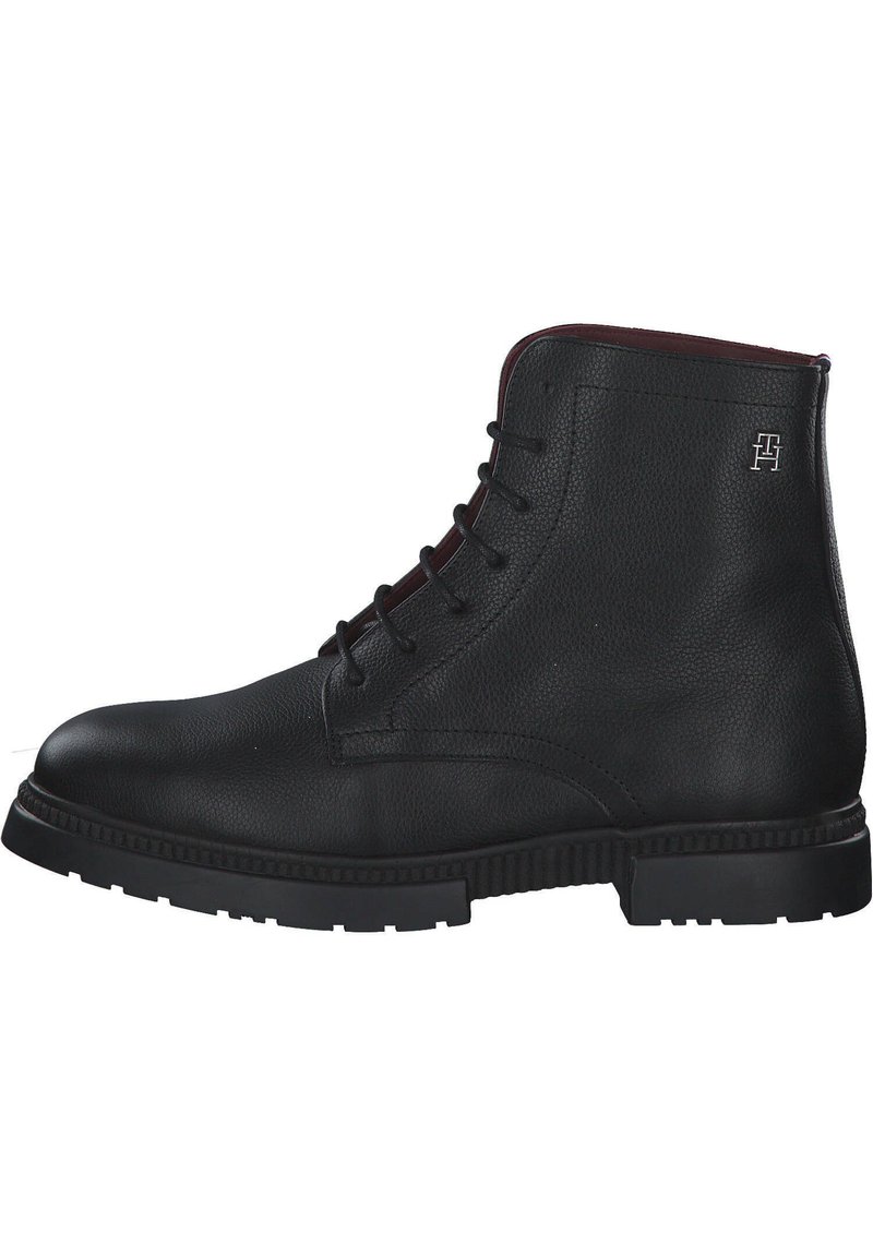 Tommy Hilfiger Schnürstiefelette - black/schwarz - Zalando.at
