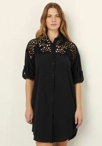 Yamamay SUMMER GLAM - Robe chemise - black plain/noir - ZALANDO