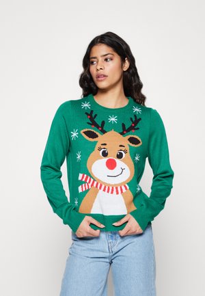 Vero Moda VMICELAND XMAS - Strickpullover - chinese red/rot - Zalando.ch