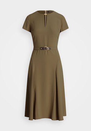 Lauren Ralph Lauren Petite ELMAND SHORT SLEEVE DAY DRESS - Freizeitkleid - cream multi/offwhite ...