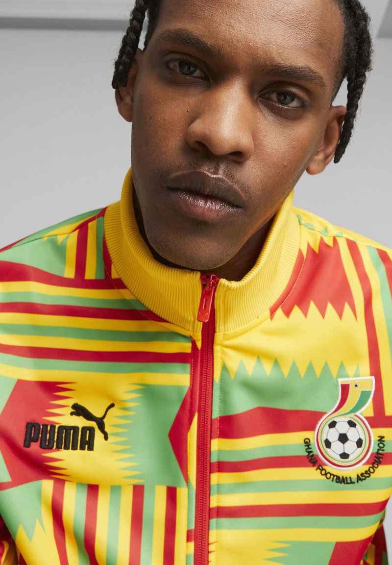 Puma GHANA GFA FTBLCULTURE JACKET - Trainingsjacke - pelé yellow/gelb ...