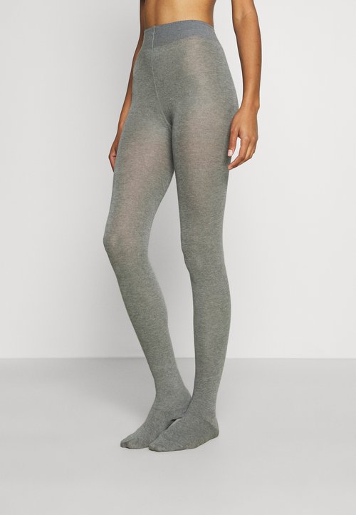 FALKE SOFTMERINO VIRGIN WOOL-COTTON-MIX - Strumpfhose - hellgrau ...