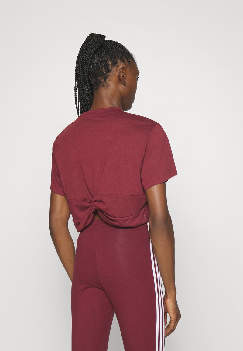 adidas Performance STUDIO - T-Shirt basic - shadow red/rot - Zalando.ch