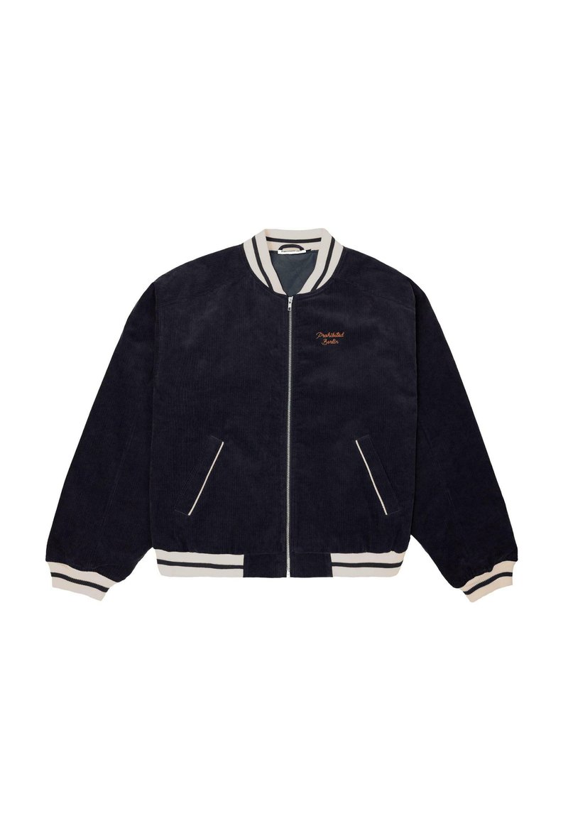 PROHIBITED BLOOM - Bomber Jacket - navy/dark blue - Zalando