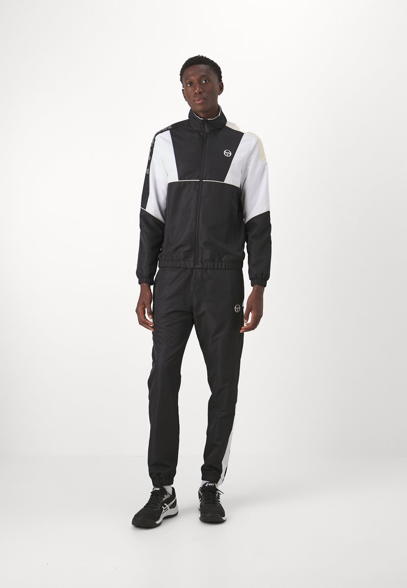 Sergio Tacchini ALETTONE TRACKSUIT - Trainingspak - black/pearled ivory ...