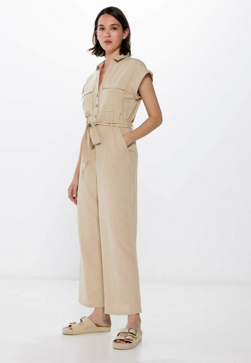 Springfield Jumpsuit - tan - Zalando