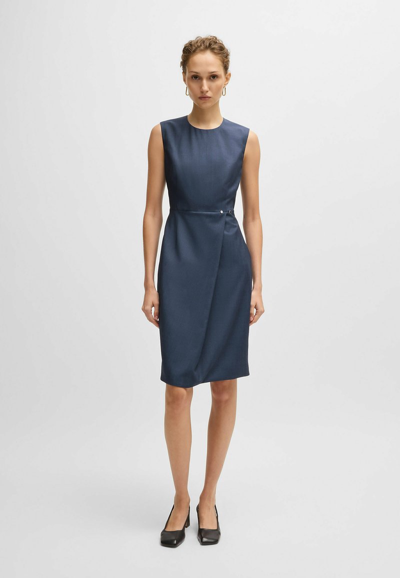 BOSS BOSS DATHEA - Etuikleid - open blue thirtyseven/blau - Zalando.de