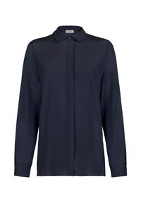 Falconeri BLOUSE WITH COLLAR - Button-down blouse - Blue/blue - Zalando