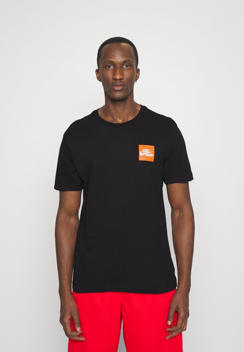Nike Performance TEE - Triko s potiskem - black/černá - Zalando.cz