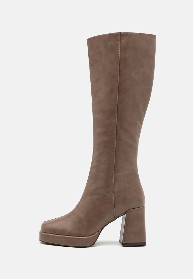 Anna Field Laarzen met hoge hak - taupe - Zalando.nl