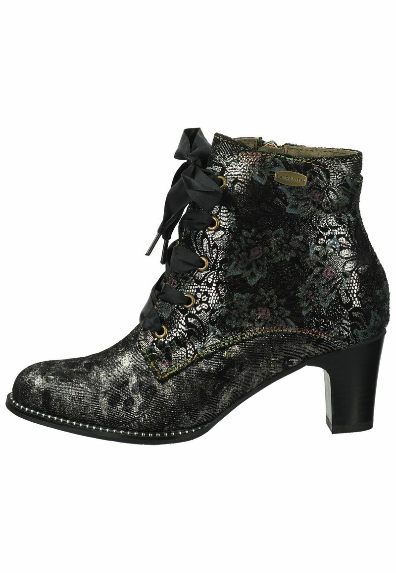 LAURA VITA Lace-up ankle boots - anthracite - Zalando