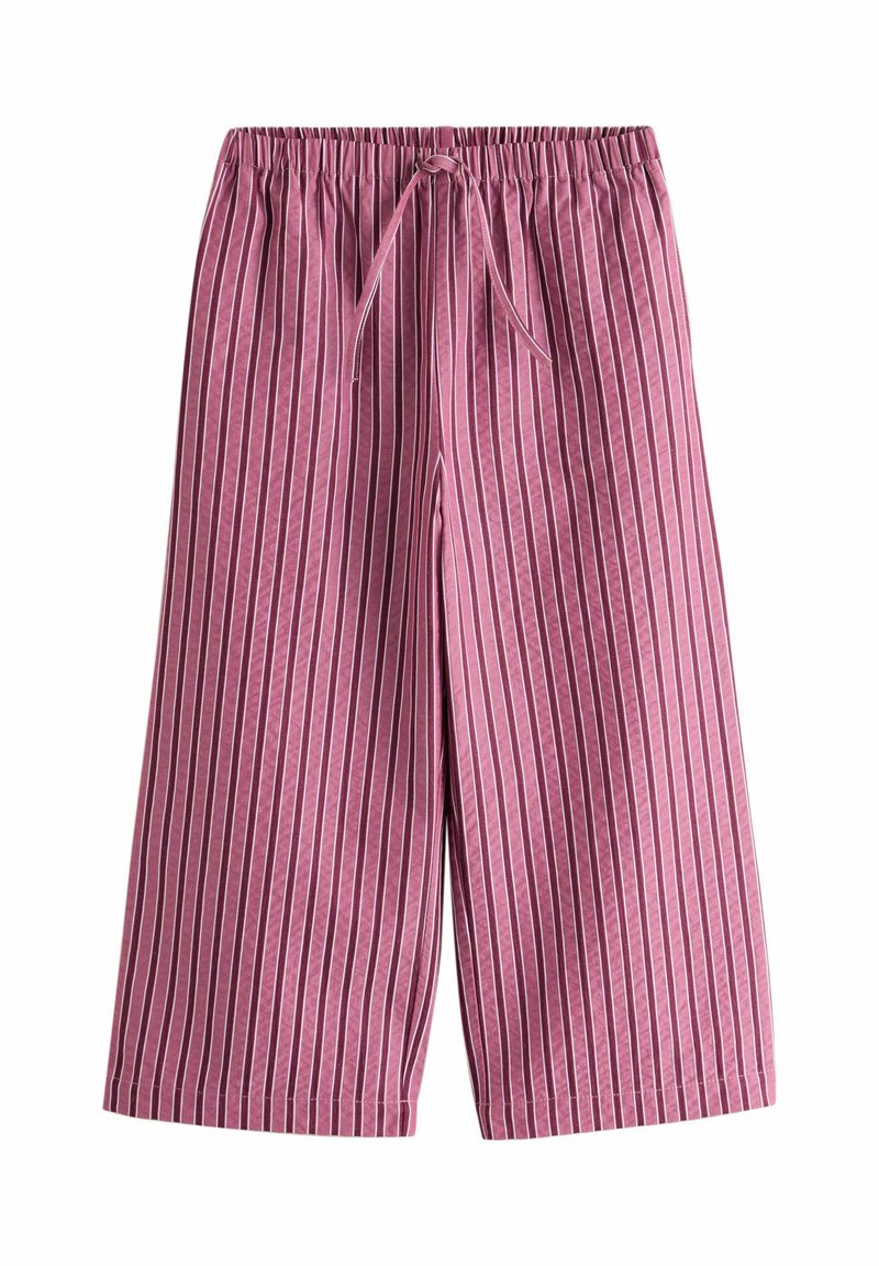 Next REGULAR FIT - PULLON WIDE LEG TROUSERS . - Tygbyxor - berry/red ...