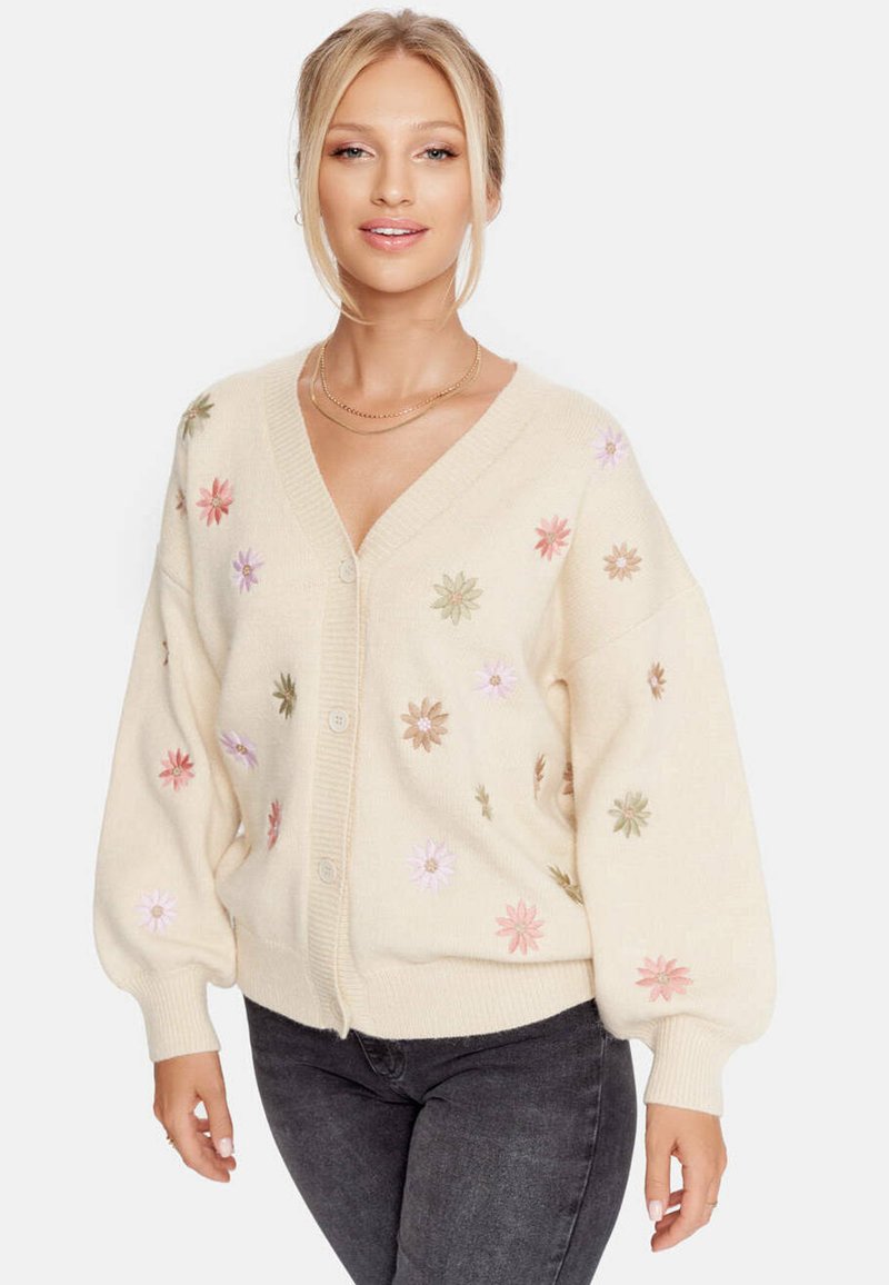 SUGARFREE SOPHIE - Neuletakki - beige - Zalando.fi