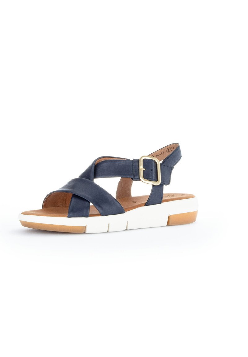 Gabor Platform sandals - blau/blue - Zalando