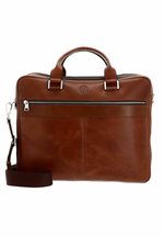 Saddler HAMAR - Laptop bag - midbrown/brown - Zalando