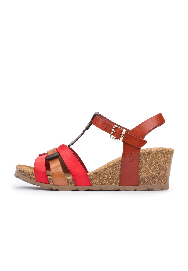 Yokono Sandalias con plataforma - rouge/rojo - Zalando.es