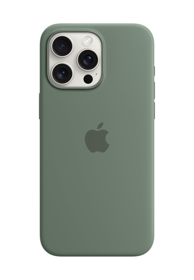 Apple IPHONE 15 PRO MAX SILICONE CASE WITH MAGSAFE - Handyhülle - cypress/grün - Zalando.at