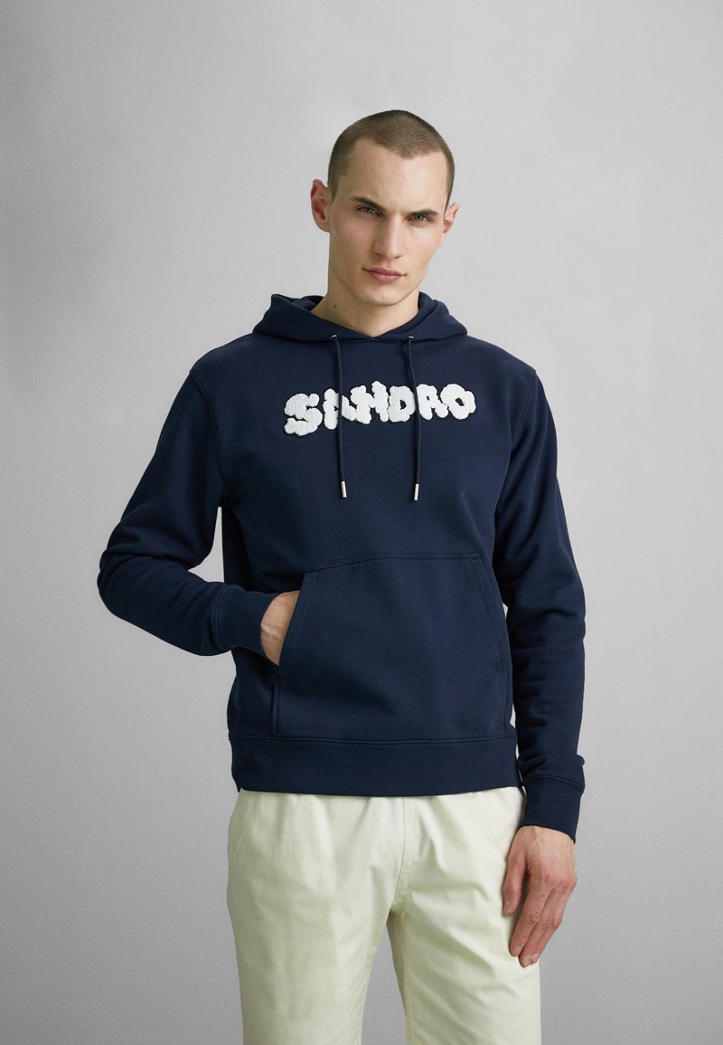 sandro HOODIE - Sweatshirt - marine/dunkelblau - Zalando.ch