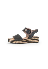 Gabor Platform sandals - schwarz/black - Zalando.ie