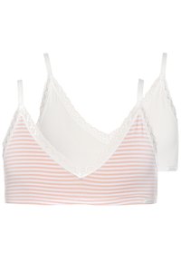 Skiny GIRLS 2 PACK - Bustier - light pink/white/light pink - Zalando