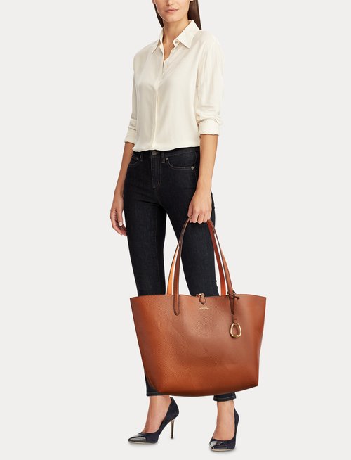 Lauren Ralph Lauren KARLY TOTE LARGE - Shopping Bag - tan - Zalando.ch