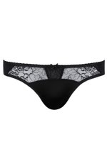 Gorteks PAMELA - String - noir - ZALANDO.FR