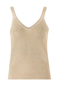 Ellos Collection TANK - Top - goldfarben/beige - Zalando.de