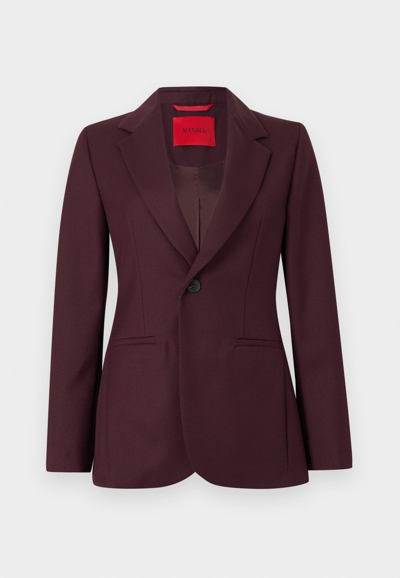 MAX&Co. CAMERA - Blazer - bordeaux/dark red - Zalando.co.uk