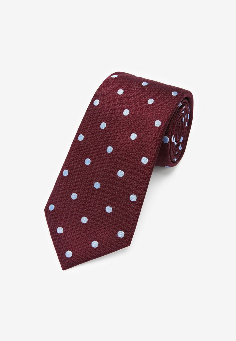 Next SIGNATURE - Corbata - burgundy red spot/rojo - Zalando.es