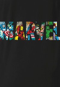 LOGOSHIRT MARVEL COMIC LOGO - T-Shirt print - schwarz - Zalando.de