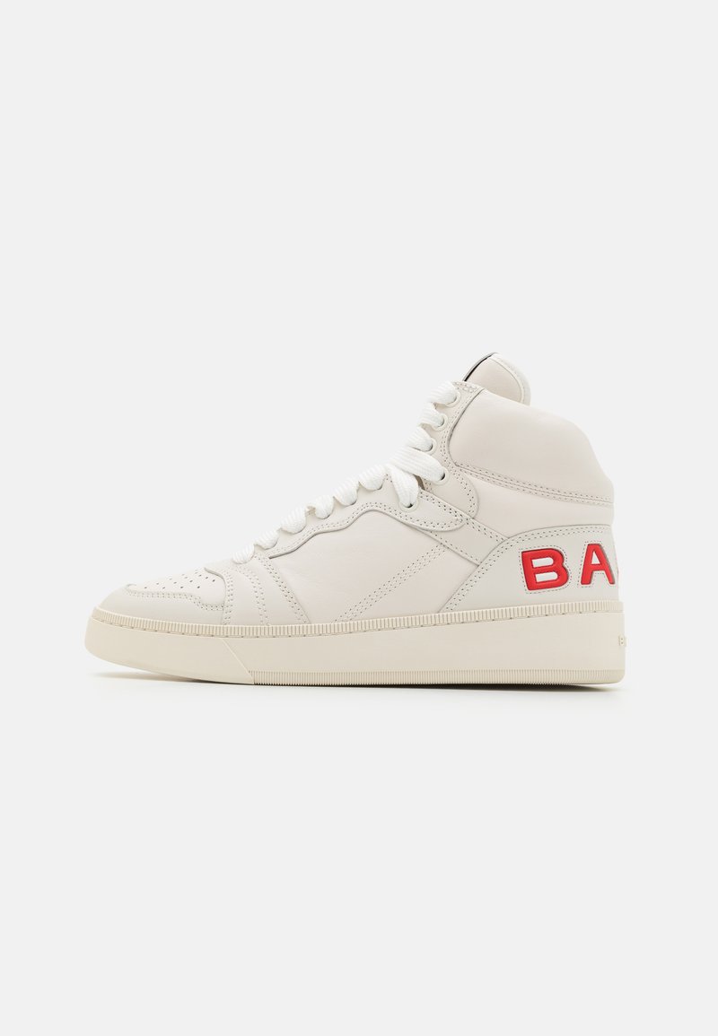 Bally RYGEL MID - Baskets montantes - white/red fire/blanc - ZALANDO.FR