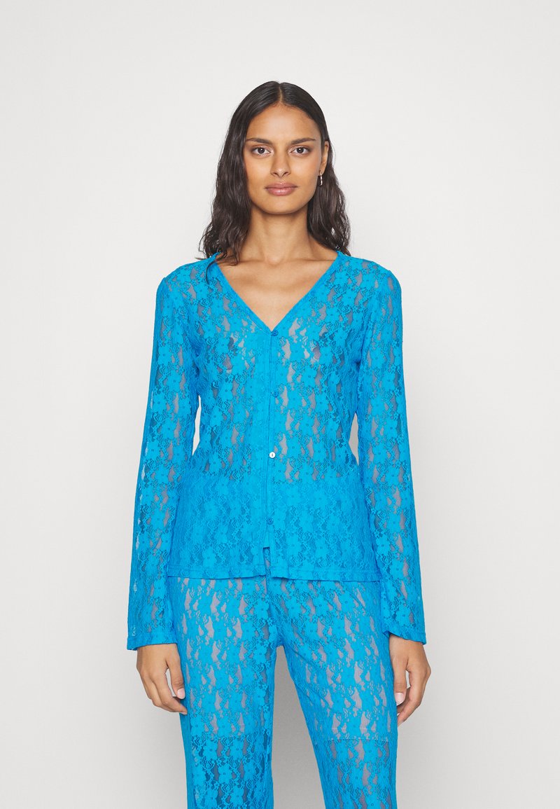 Résumé OLGARS BLOUSE - Bluse - ocean blue/blau - Zalando.ch