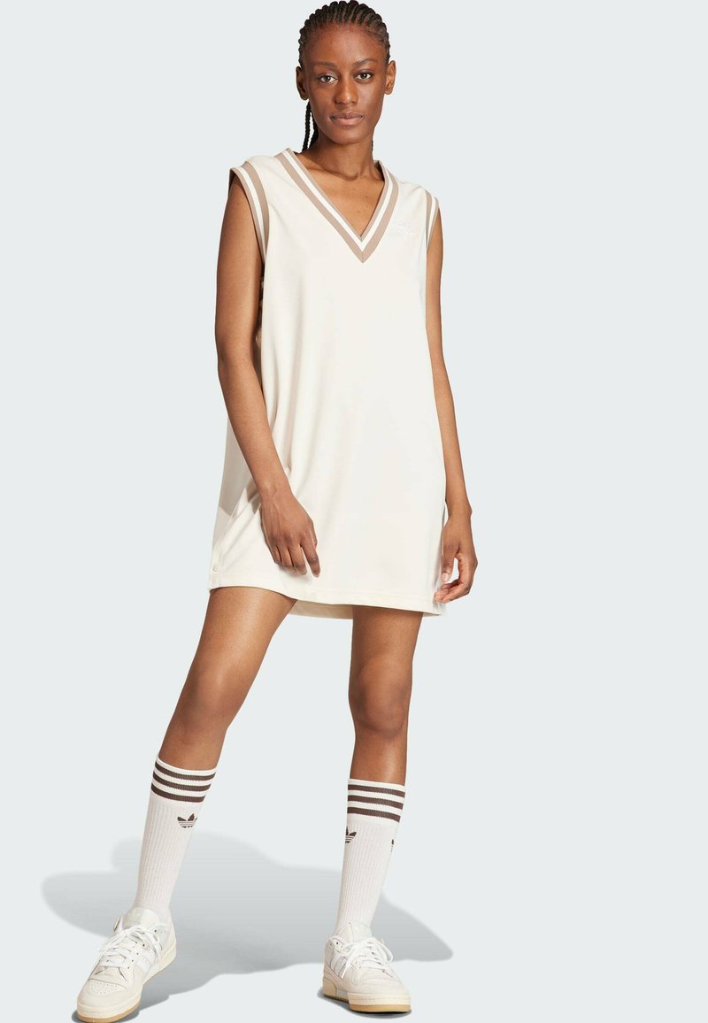 adidas Originals ADIBREAK - Robe en jersey - white/blanc - ZALANDO.FR