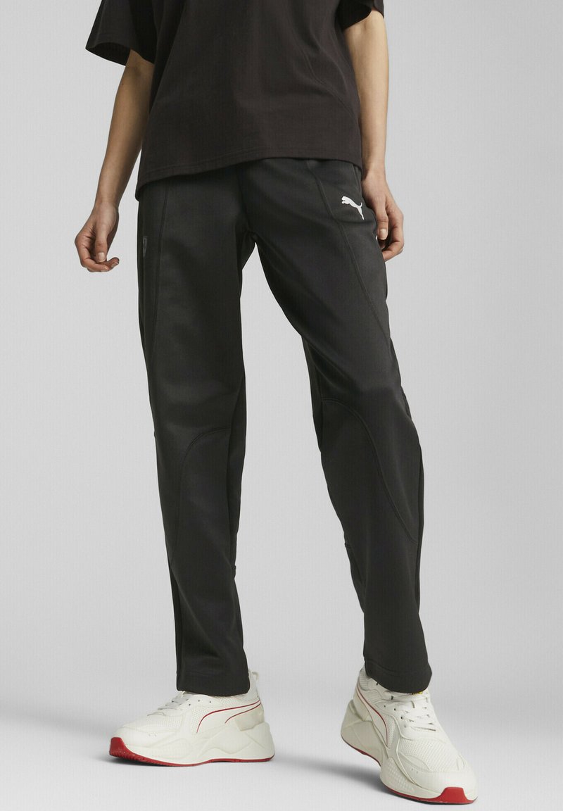 Puma SCUDERIA FERRARI STYLE - Teplákové kalhoty - black/černá - Zalando.cz