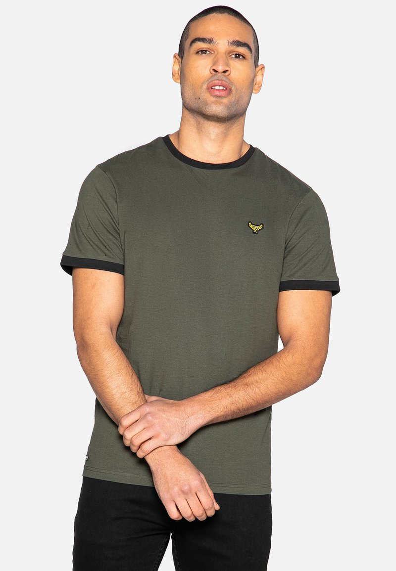 Threadbare CHRISTOPHER - Basic T-shirt - khaki/green - Zalando.ie